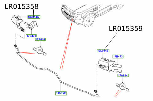 Stropitor far Range Rover Sport LR015359 - Land Atelier